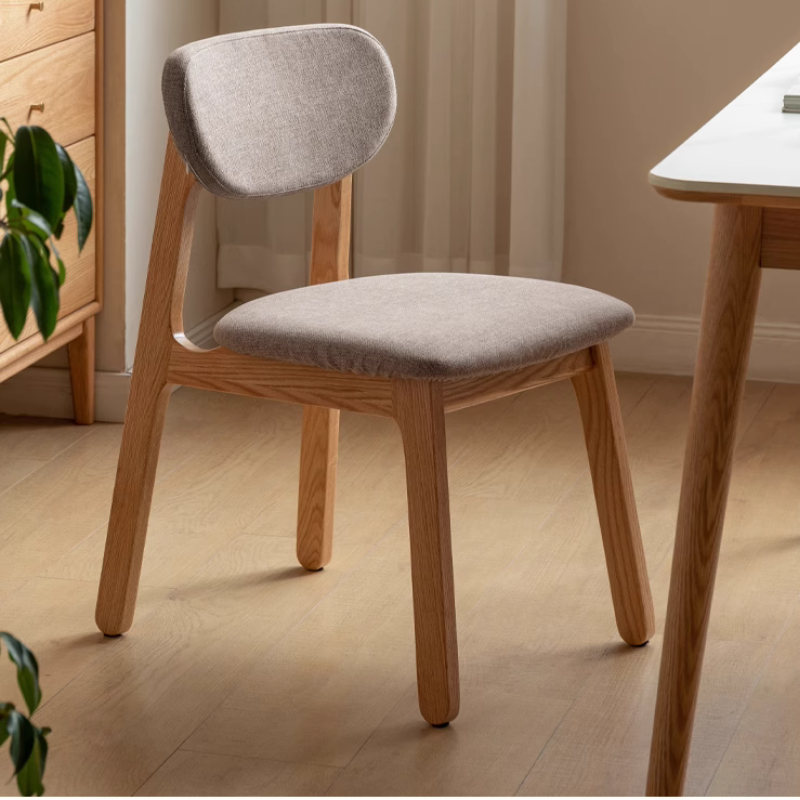 Solid Wood Simple Dining Chair - Buy Solid wood simple dining chair ...