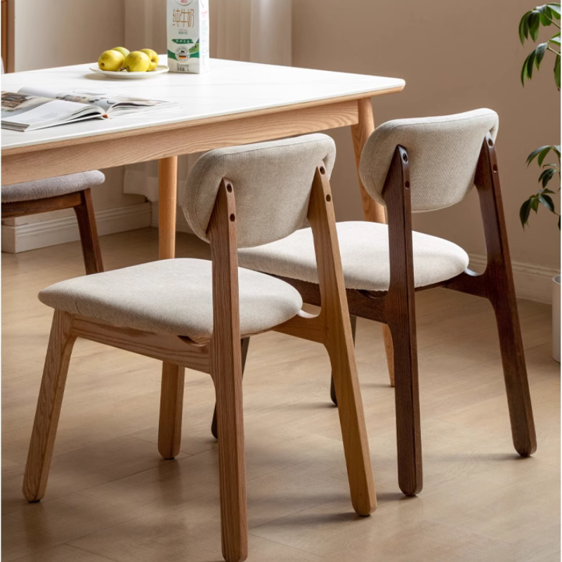 Solid Wood Simple Dining Chair - Buy Solid wood simple dining chair ...