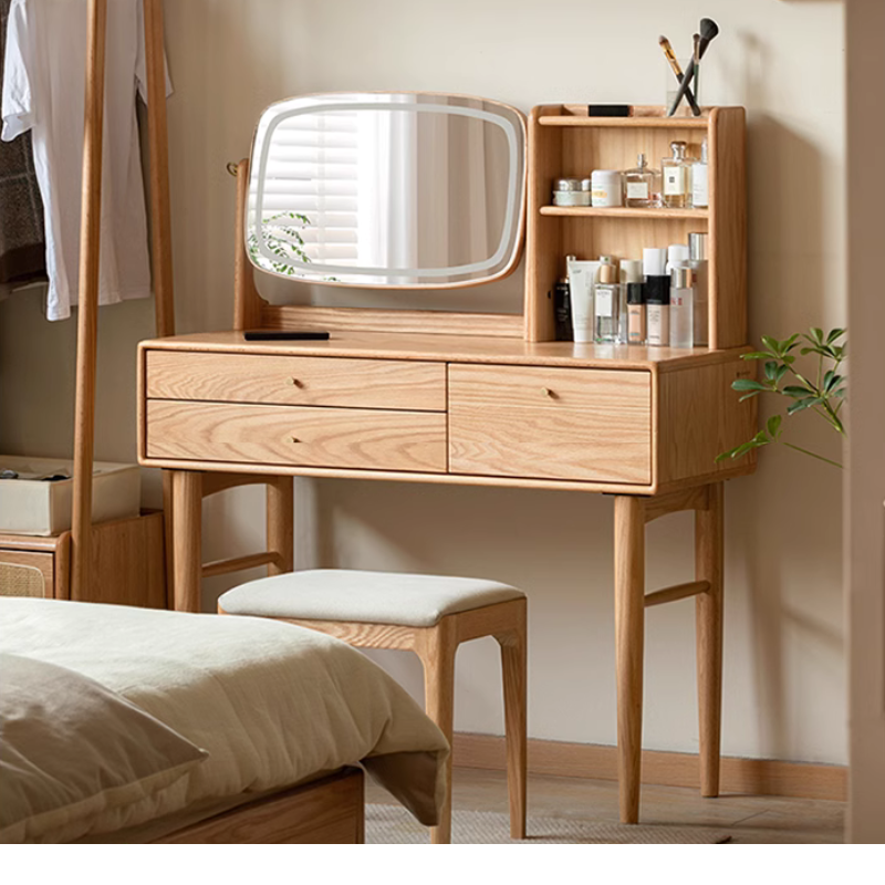 Modern Simple Solid Wood Dressing Table - Buy Modern simple solid wood ...